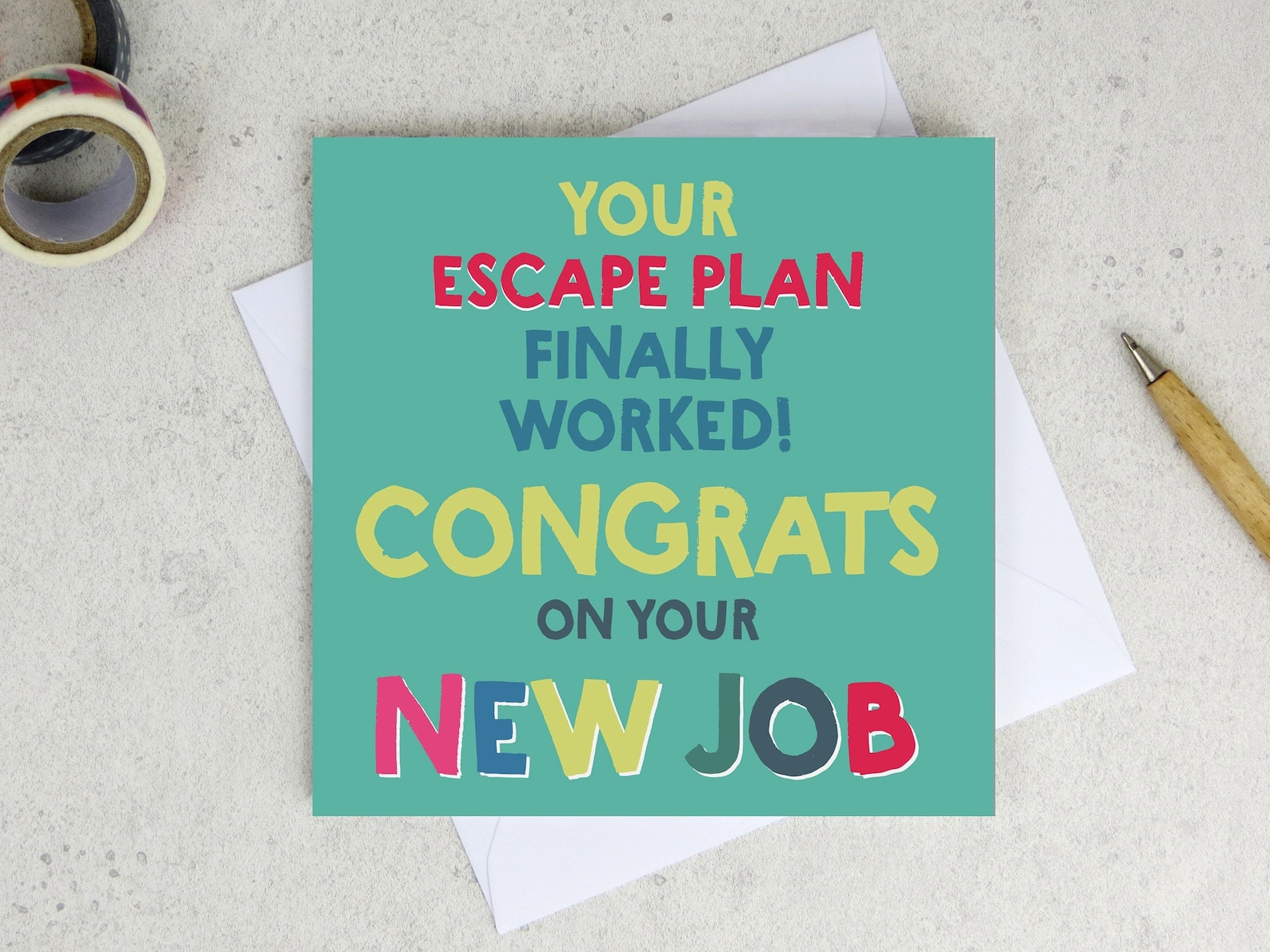 Funny New Job Card Funny Leaving Card Card for Friend - Etsy