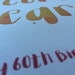 60th Birthday Card 'three Score Years' - Etsy