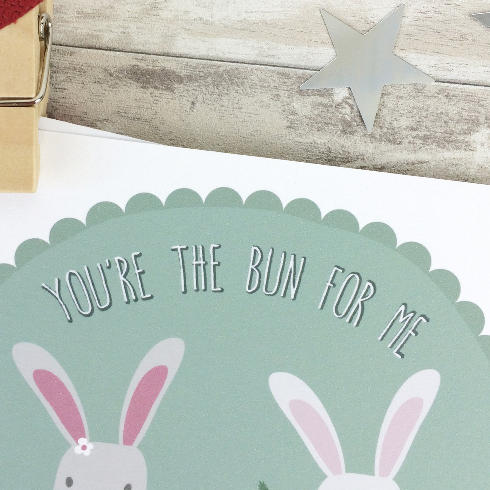 Rabbits Valentine Card Valentine Card for Boyfriend | Etsy