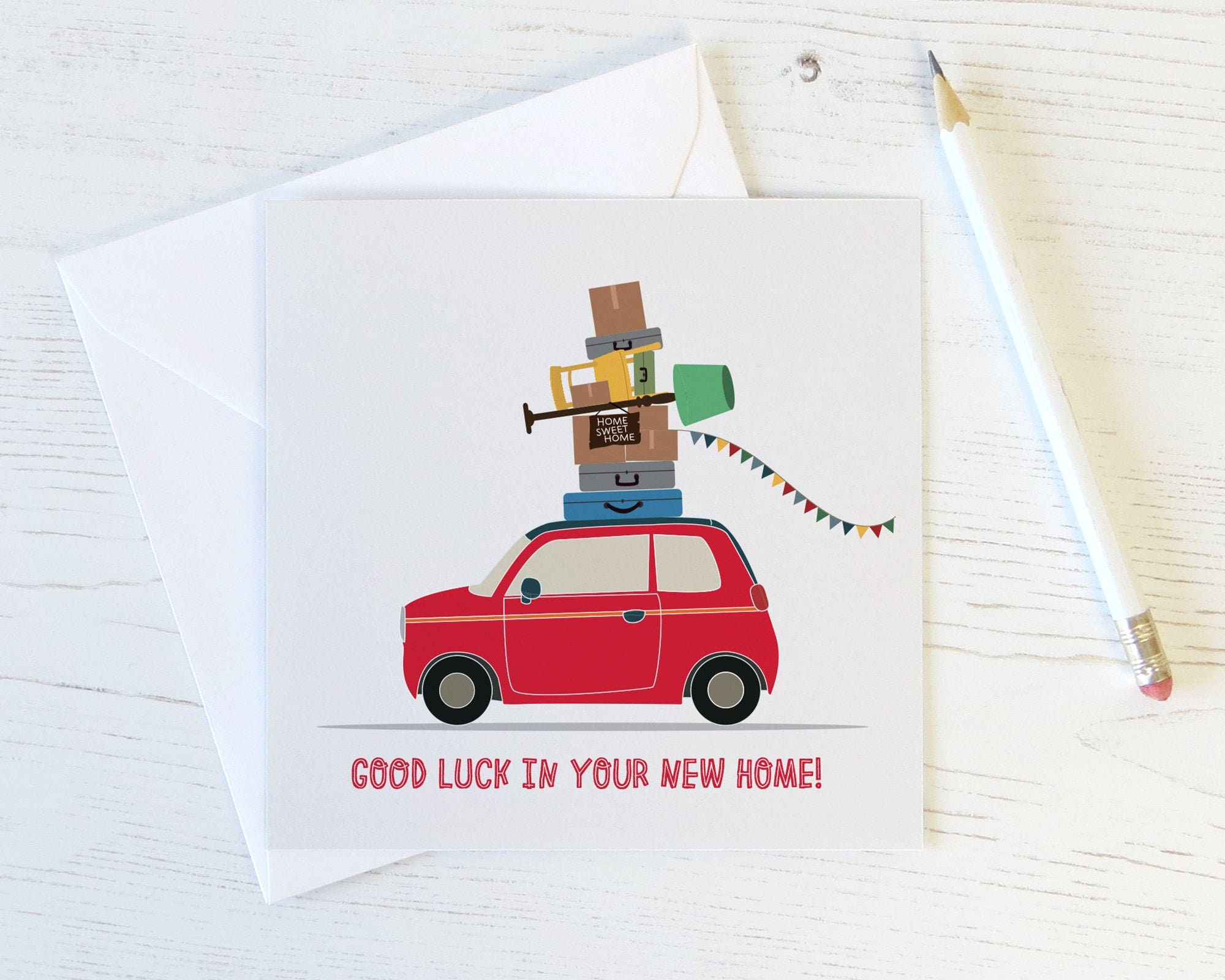 Funny 'good Luck in Your New Home' Card - Etsy UK