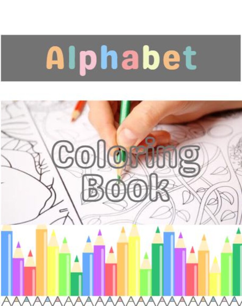 Alphabet Coloring Workbook | Preschool Kindergarten Printable ...