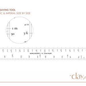 Dollhouse Builder's 1:12 Scale Ruler SVG | Laser Cutting Files | DIY ...