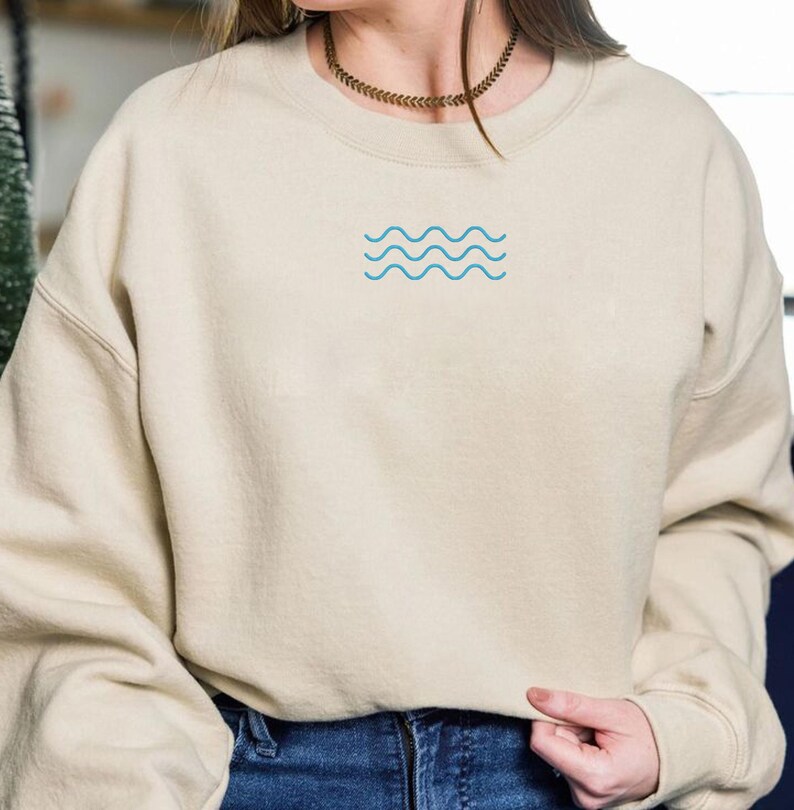 Ocean Waves Embroidery Design, Wave Border Embroidery File, Sea Waves ...