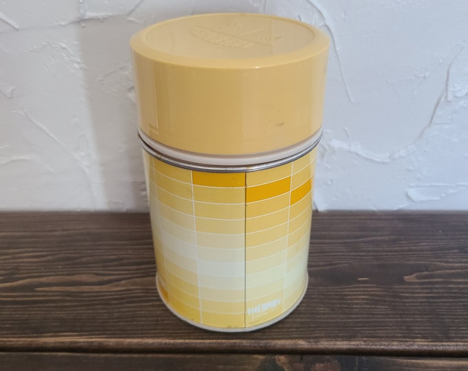 Vintage 1970's 10 Oz. Thermos King Seeley Bottle 7010 P Yellow ...