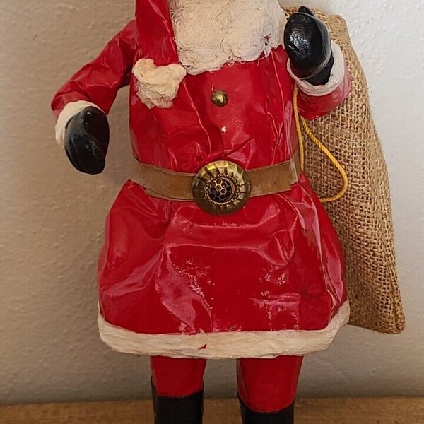 Paper Mache Santa - Etsy