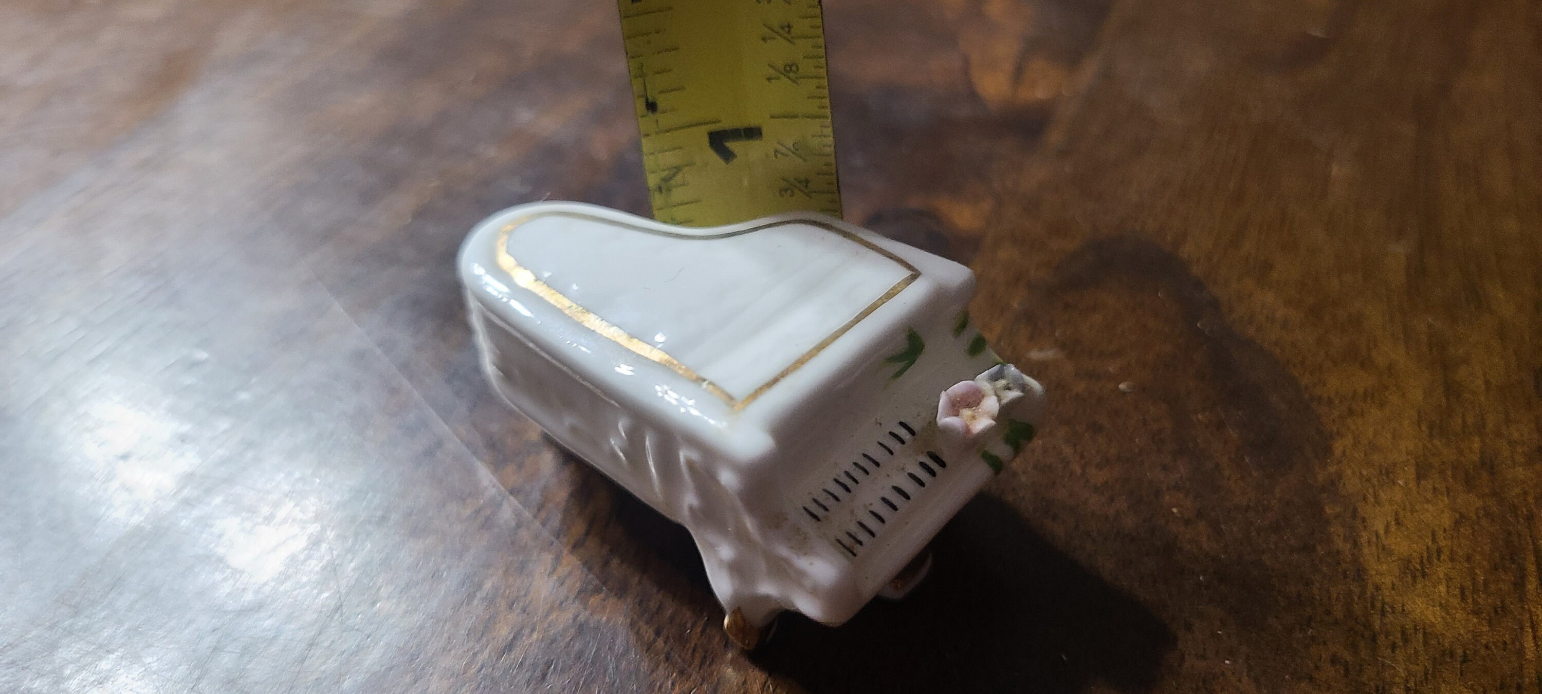 Maruri Masterpiece Bone China Minature Piano Vintage Dollhouse ...