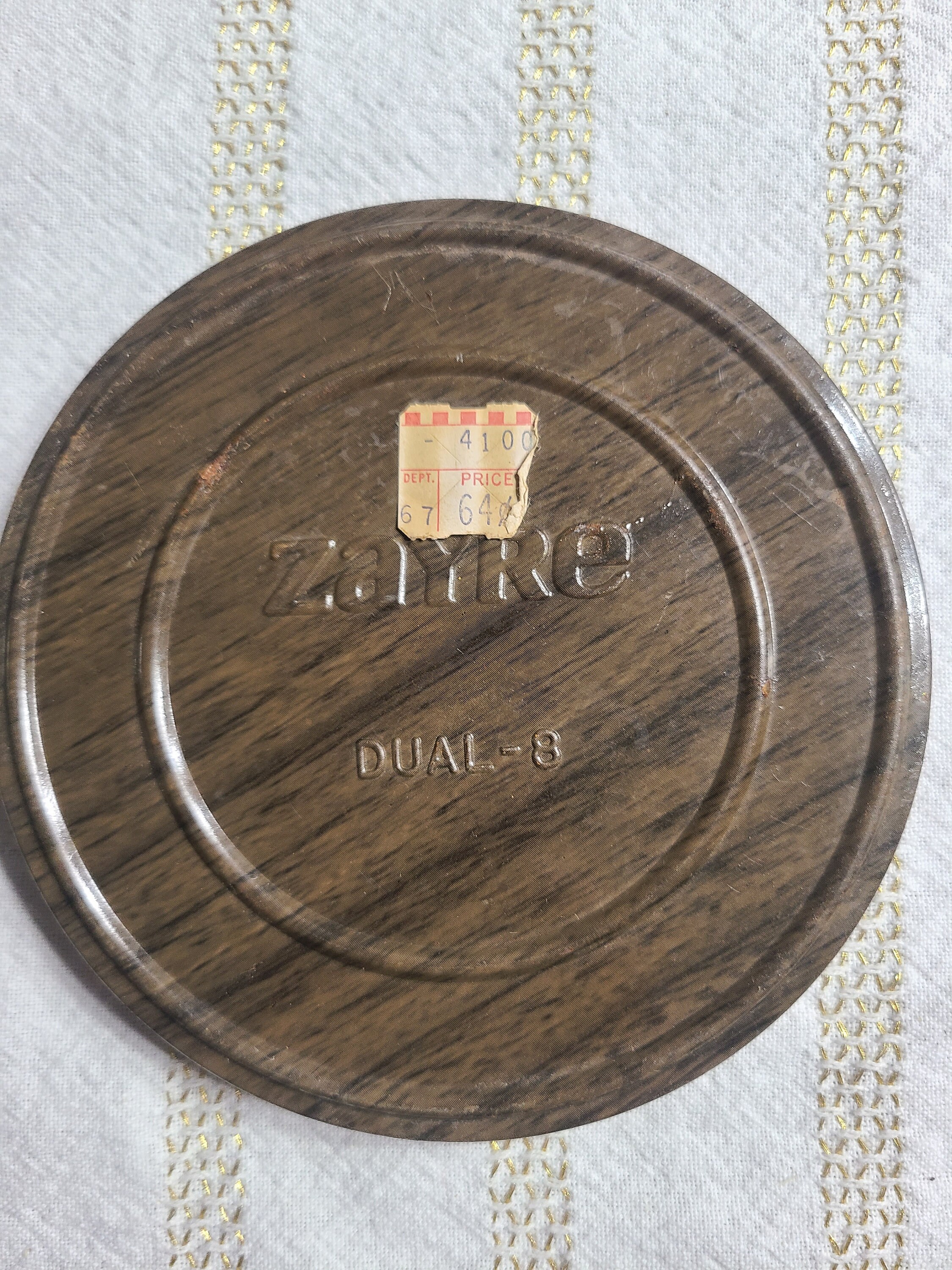 Vintage Zayre Dual-8 Film Reel Storage Tin, 8mm Vintage Cinema Movie ...