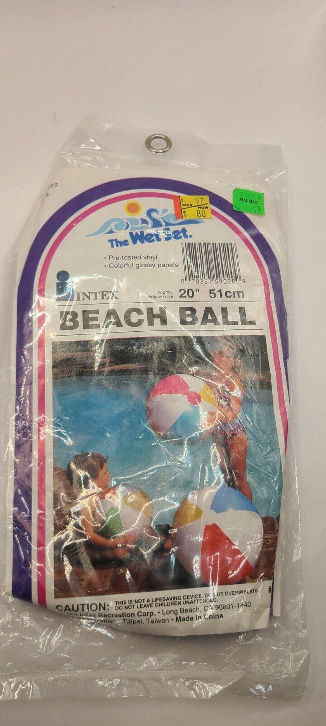 Intex Vintage 1983 Inflatable 20 Beach Ball New Old Stock - Etsy