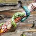Snake Wand With Eagle Totem, Double Snakes Totem Wand, Crystal Wand With Eagle and Snakes Totems ...