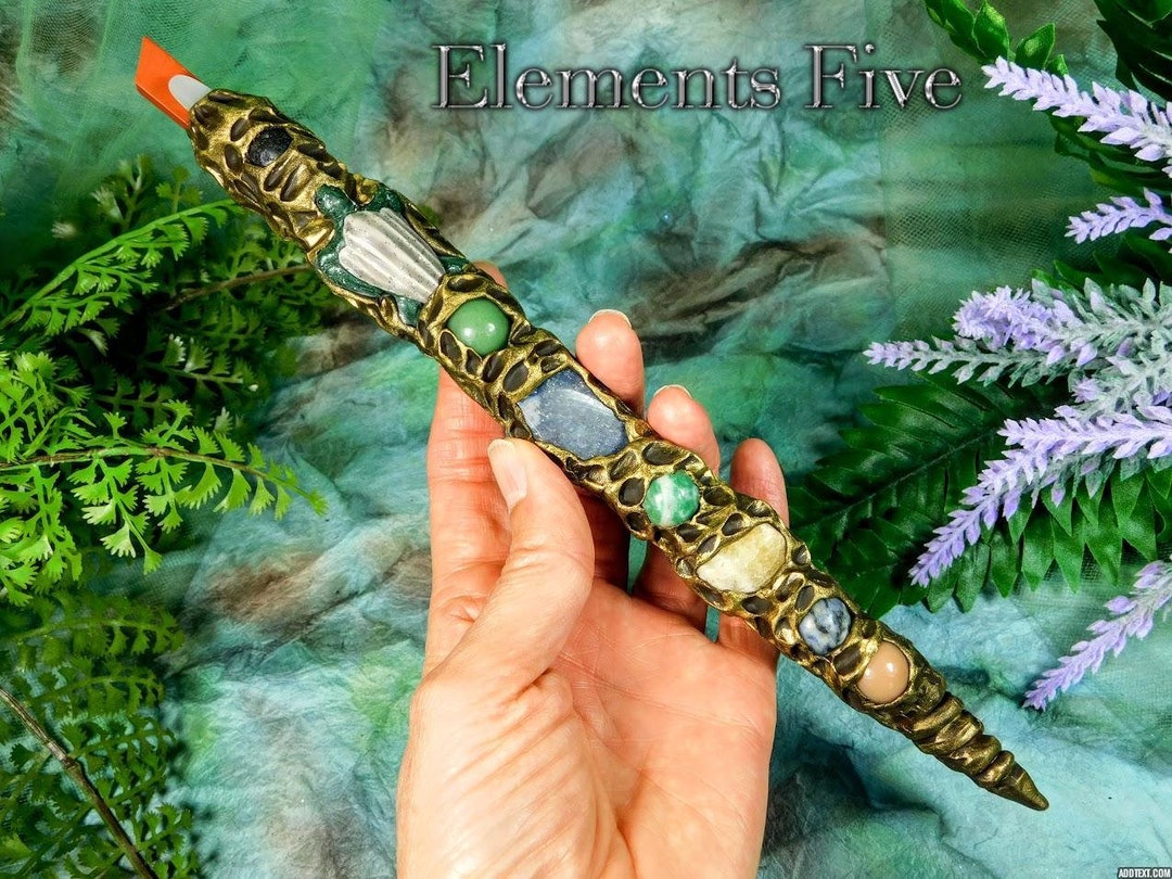 Sea Turtle Wand, Crystal Wand With Sea Turtle Totem, Magic Wand, Sea ...