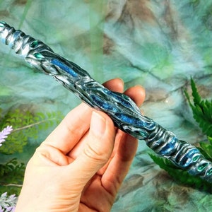 Wand Dolphin Wand Ocean Magic Dolphin Totem Wand Crystal - Etsy