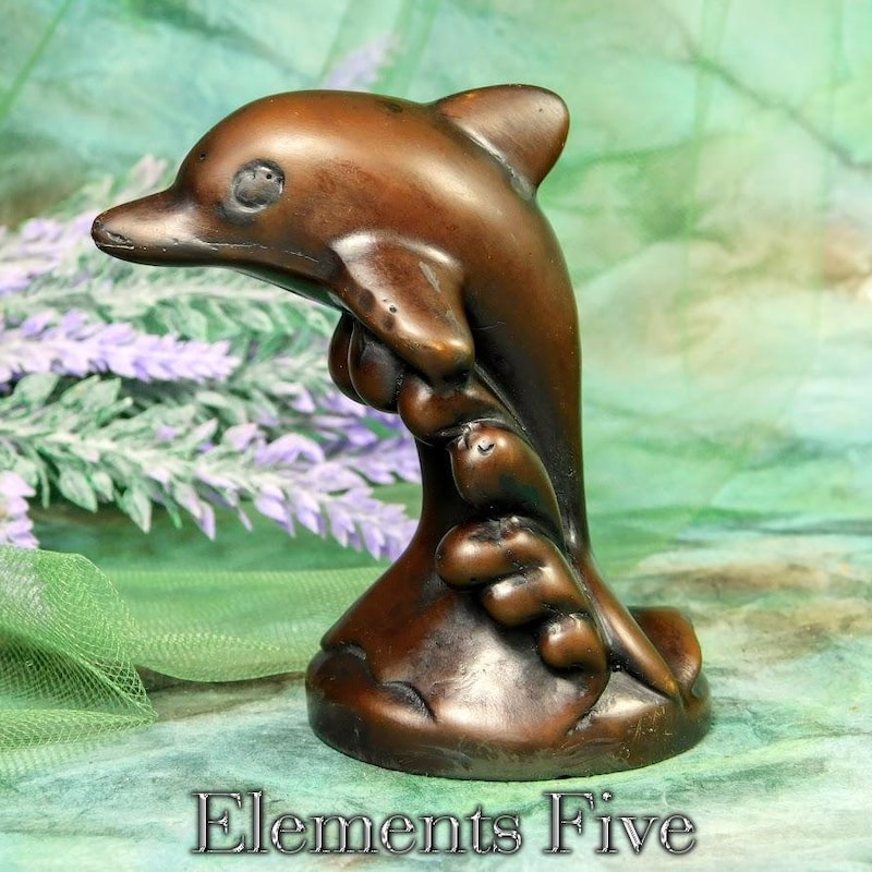Dolphin Resin Statue - Etsy
