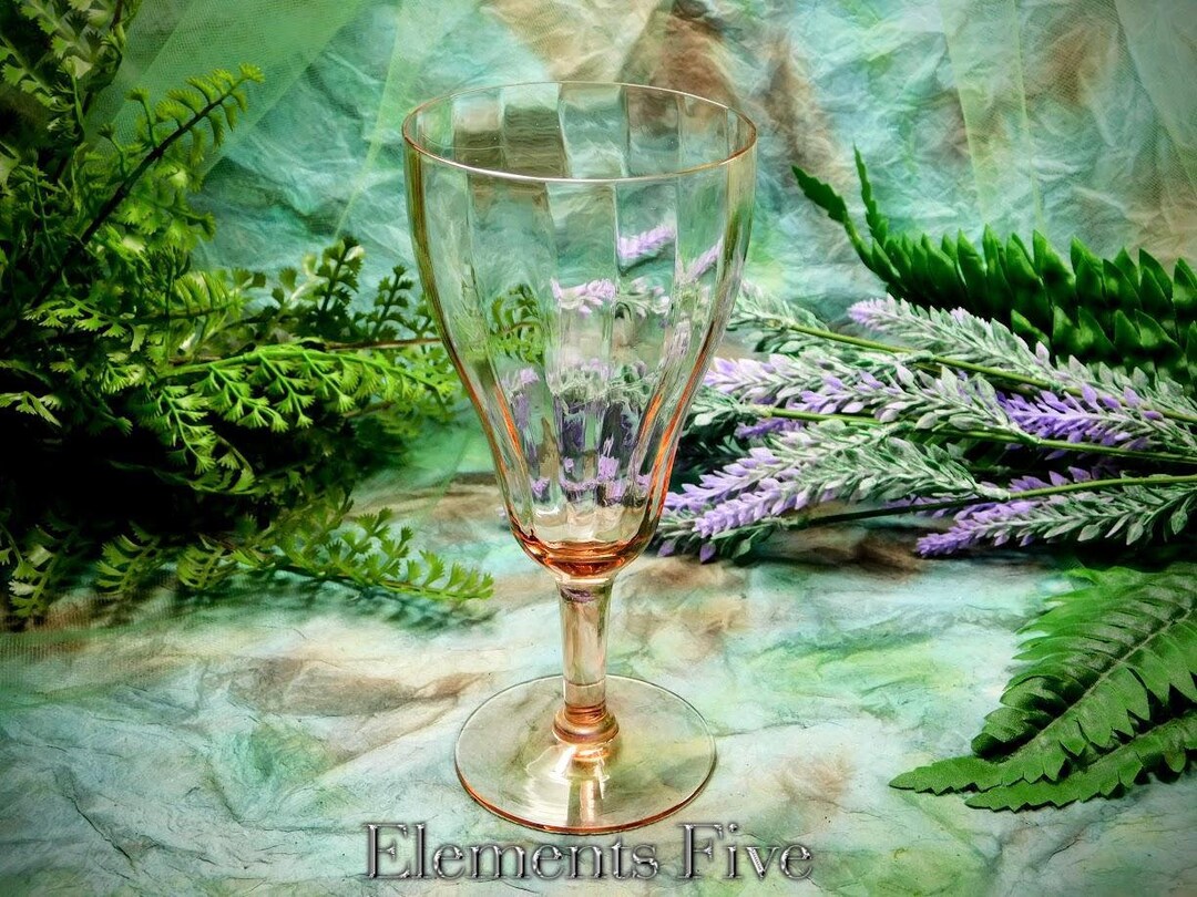 Pink Chalice, Pink Glass Chalice, Vintage Pink Crystal Art Glass Cup ...