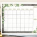 Floral Printable Calendar – Rustic Family Organizer (digital Download ...