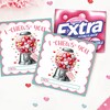 Valentines Cupcake Toppers - Valentines Party Circles - Valentines ...