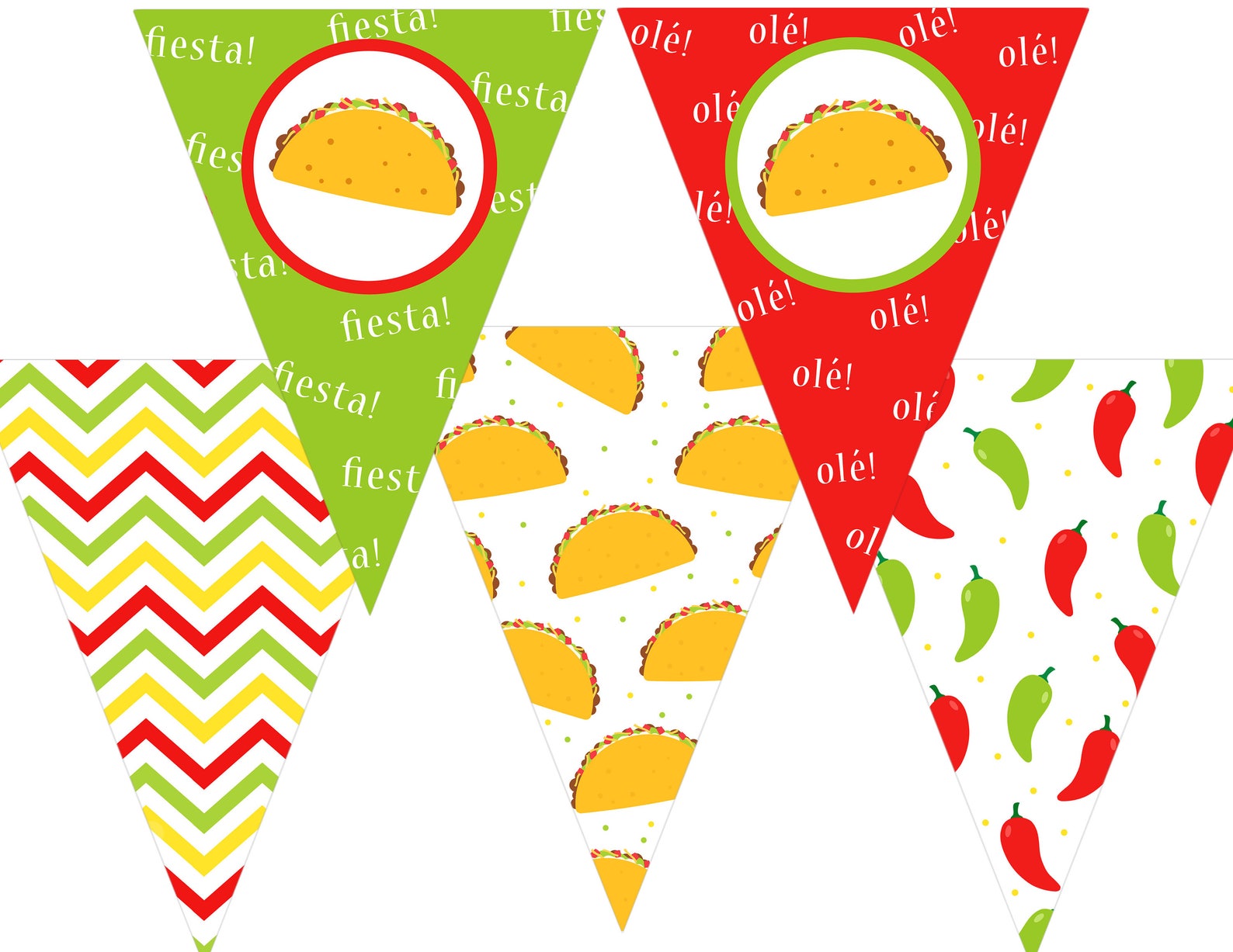 Taco Banner Printable Taco Banner Taco Bar Taco Party | Etsy