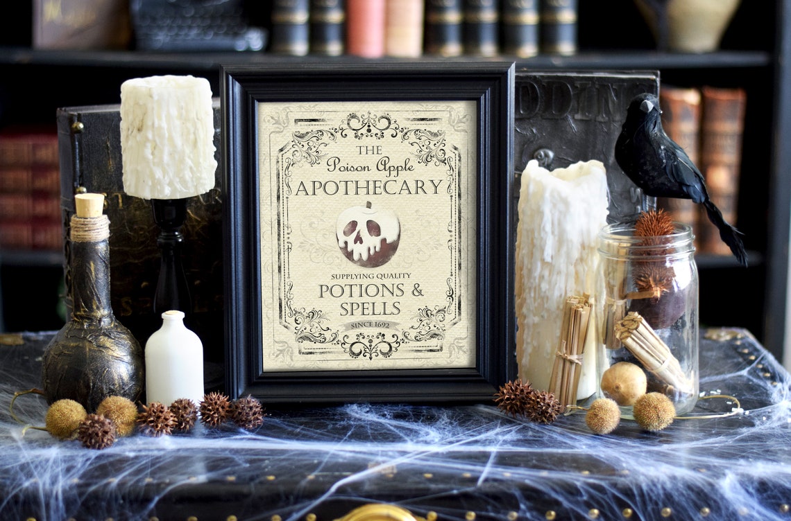Halloween Printable Apothecary Decoration Vintage Rustic - Etsy