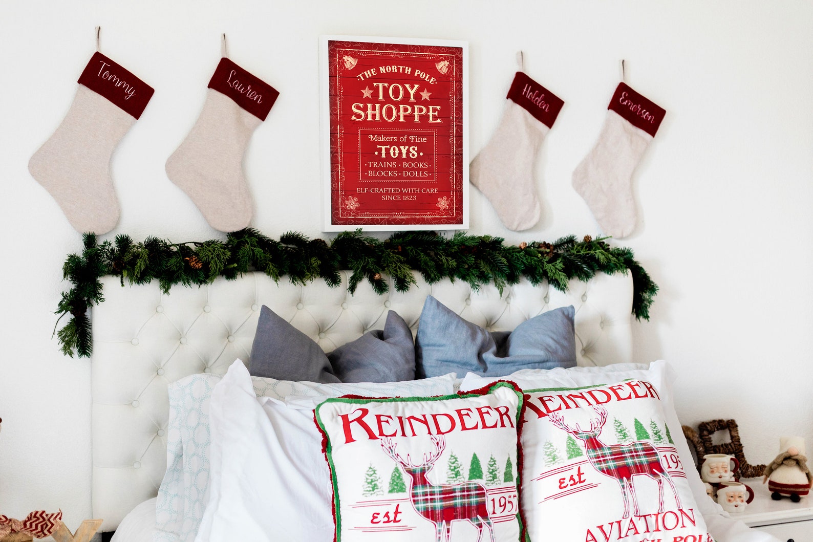 North Pole Toy Shop Printable Christmas Sign Printable - Etsy