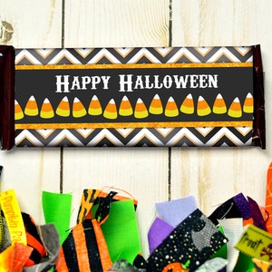 Halloween Candy Bar Wrappers - Halloween Treats - Halloween Party ...