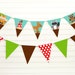 Woodland Pennant Banner Woodland Birthday Party Decoration Woodland ...