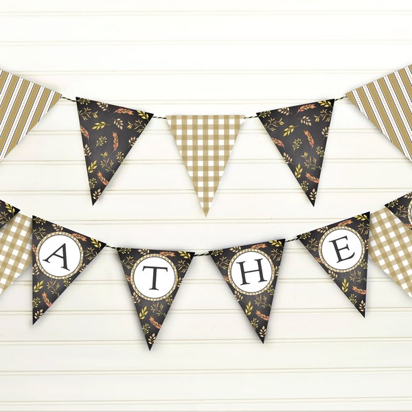 Pennant Banner - Etsy