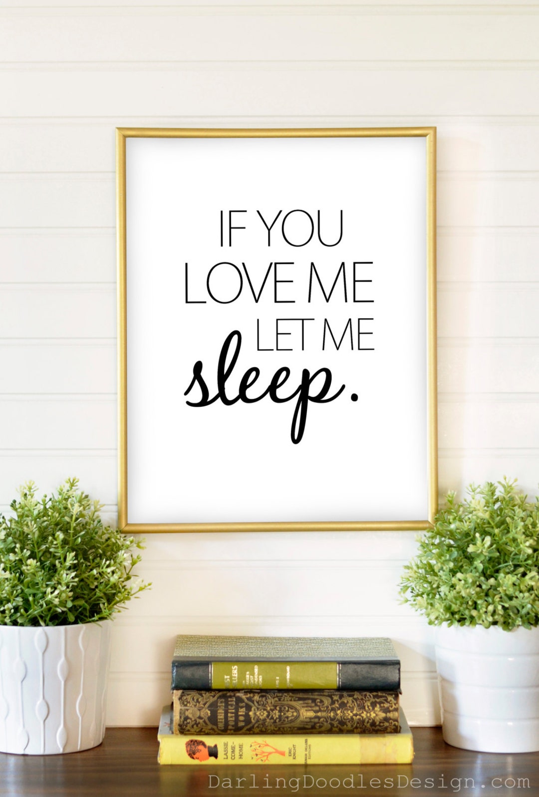 Let Me Sleep - Bedroom Printable - Bedroom Art - Mom Printable - Gift ...