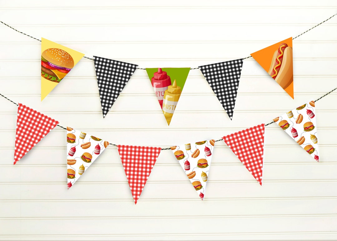 BBQ Banner - Barbecue Party Decoration - Backyard BBQ - Birthday ...