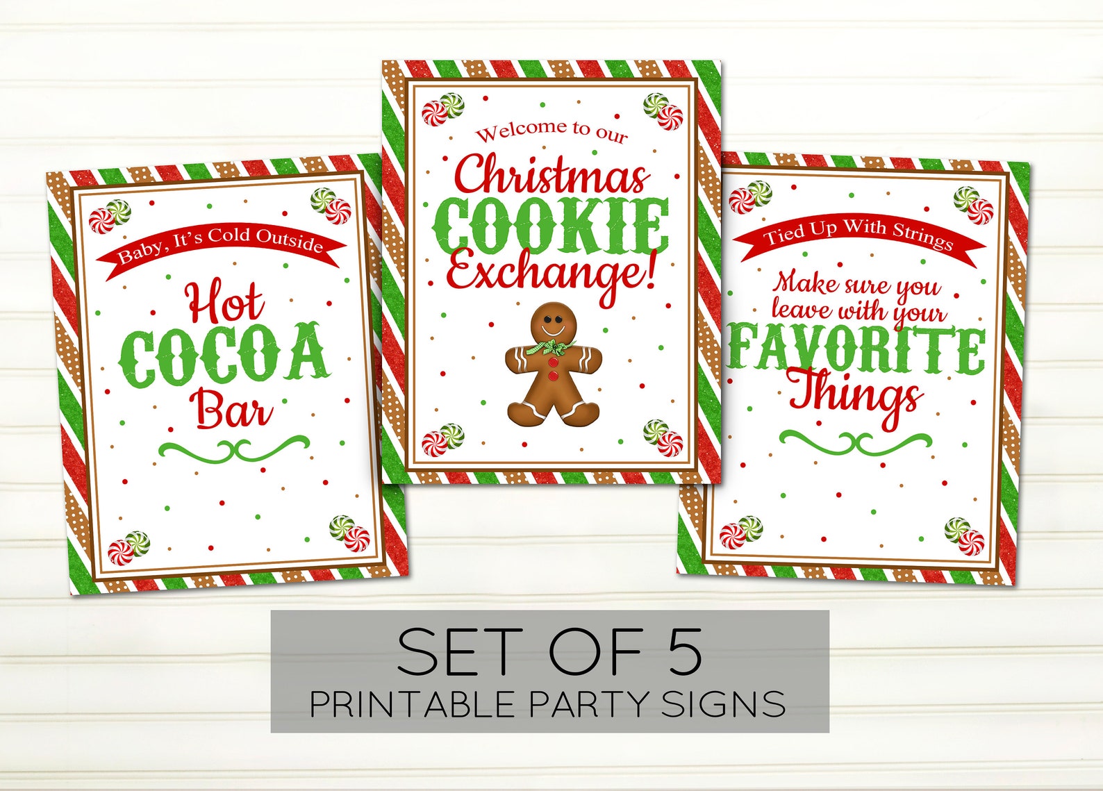 Christmas Cookie Exchange Party Holiday Treats Decorating | Etsy