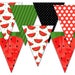 Watermelon Banner Watermelon Pennant Watermelon Party - Etsy