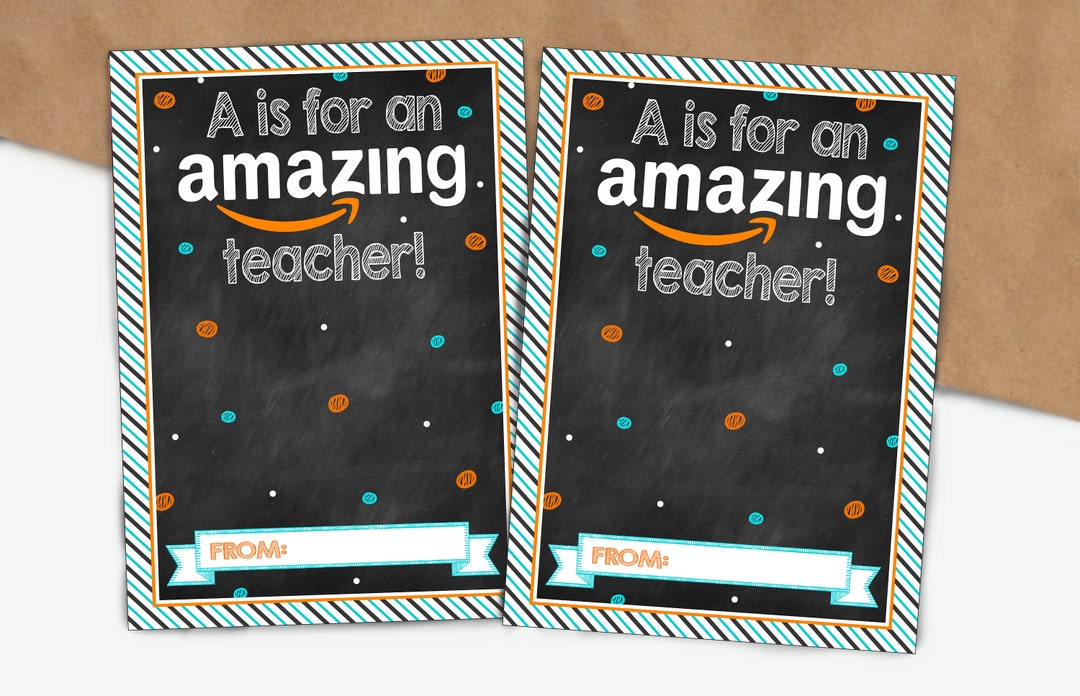 End of the Year Teacher Gift - Back to School Tag - Thank You Gift Tag ...