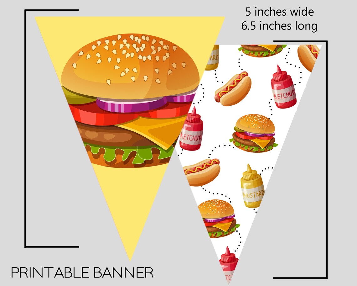 BBQ Banner Barbecue Party Decoration Backyard BBQ | Etsy