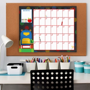 Printable Student Monthly Calendar – Homeschool or Classroom (digital ...