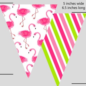 Printable Flamingo Banner - Tropical Banner - Flamingo Party - Flamingo ...