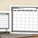 Buffalo Check Calendar - Monthly Calendar - Command Center - Menu Board ...