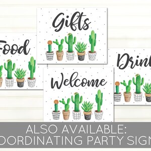 Desert Cactus Birthday Party - Neutral Birthday Decoration - Succulent ...