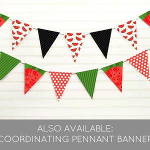 Watermelon Birthday Party - Watermelon Party Signs - Printable ...