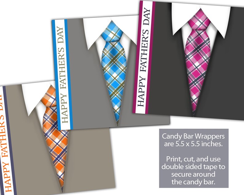 Father's Day Gift Father's Day Candy Bar Wrappers - Etsy
