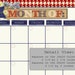 Americana Calendar Patriotic Calendar Red White Blue Calendar Dry Erase ...