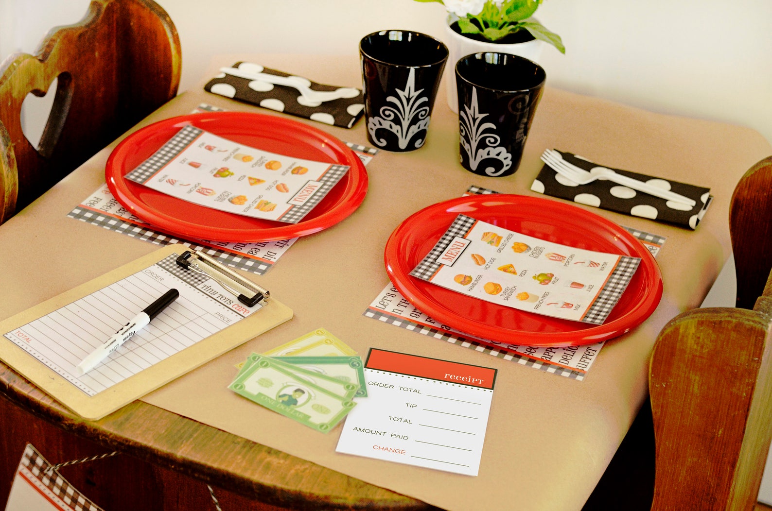 Pretend Play Restaurant Printable Cafe Menu Printable Kids - Etsy