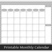 Gray Printable Calendar Monthly Calendar Wall Calendar - Etsy