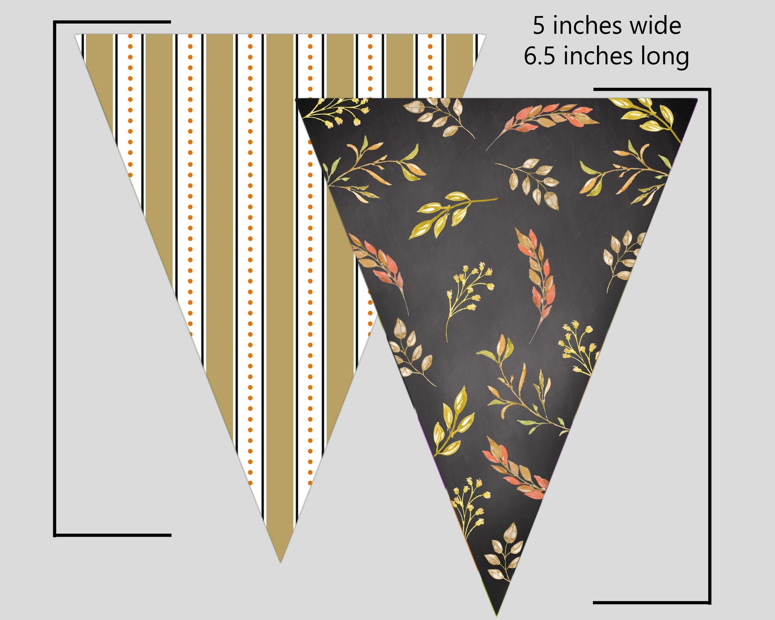 Gather Banner - Thanksgiving Banner - Fall Pennant Banner - Gather ...