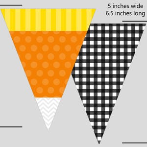 Candy Corn Banner - Halloween Banner - Printable Halloween Banner ...