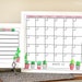 Printable Succulent Cactus Calendar Printable Succulent | Etsy