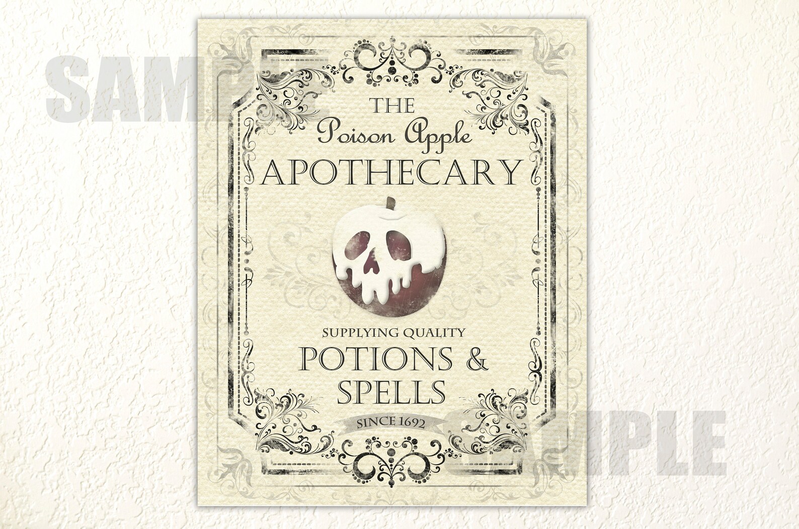 Halloween Printable - Apothecary Decoration - Vintage Rustic Halloween ...