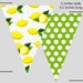Lemon Pennant Banner - Lemonade Garland - Lemon Bunting - Summer Banner ...