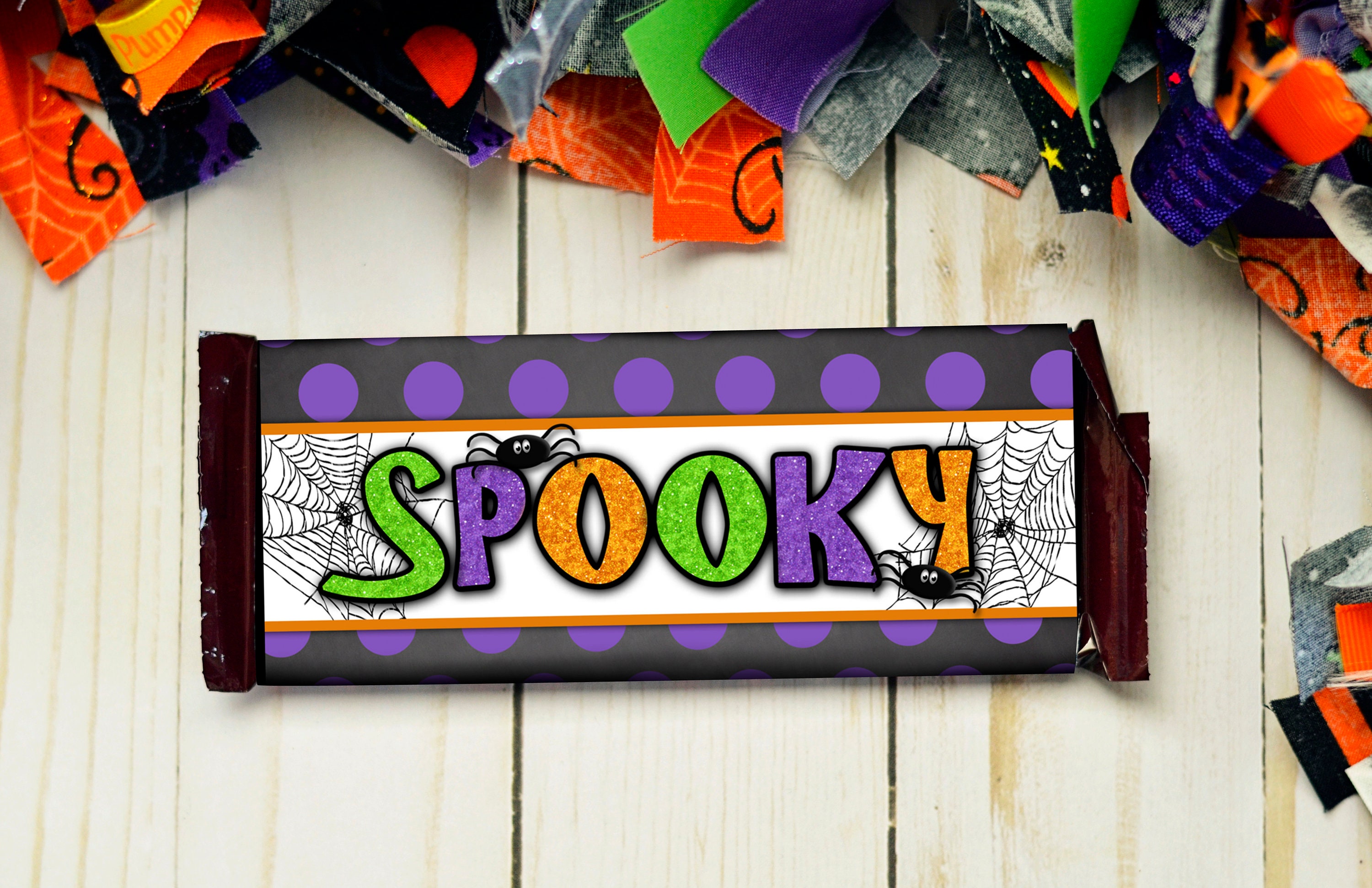 Halloween Candy Bar Wrappers - Halloween Treats - Halloween Party ...