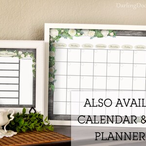 Floral Calendar - 2019 Monthly Calendar - Printable Calendar - Dry ...