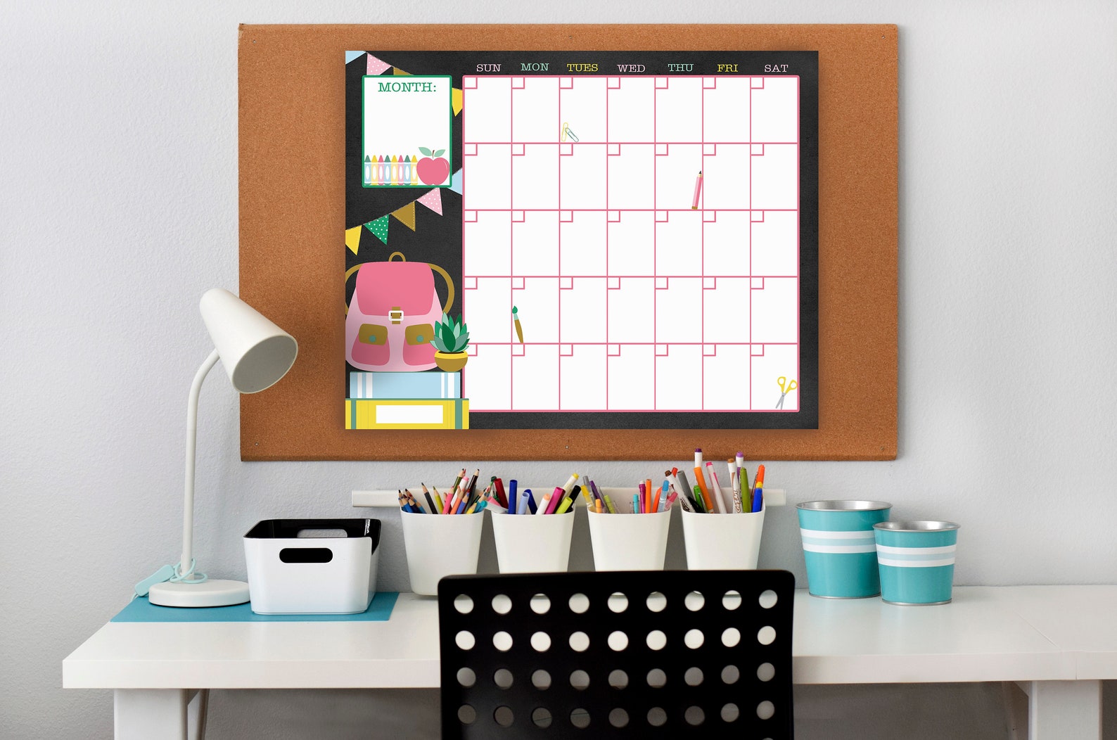 Back to School Calendar Homeschool Classroom Decor - Etsy