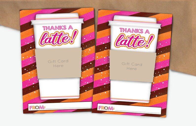 Teacher Gift Card Holder Teacher Appreciation Gift Coffee - Etsy