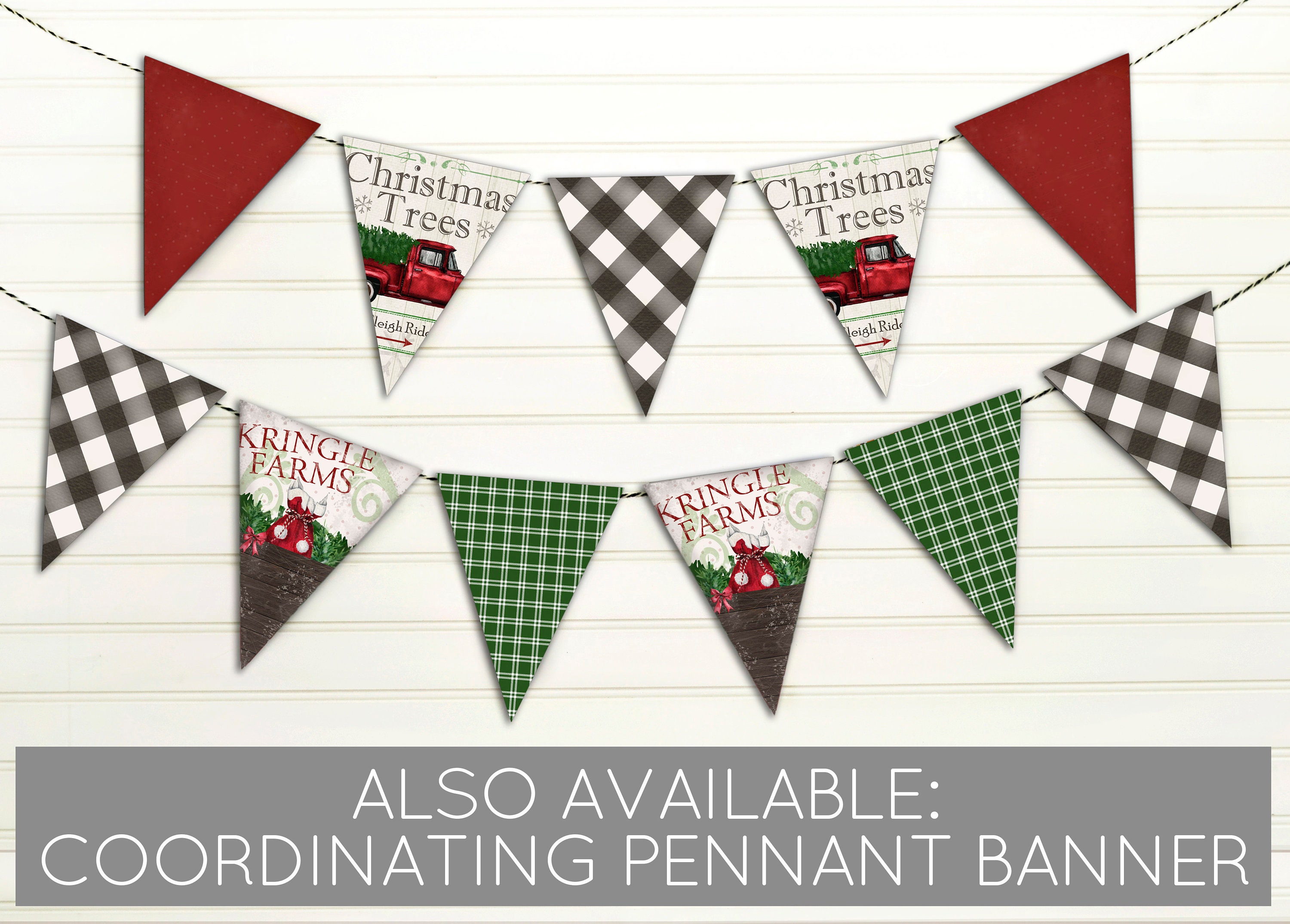 Vintage Christmas Printable Farmhouse Christmas Printable | Etsy